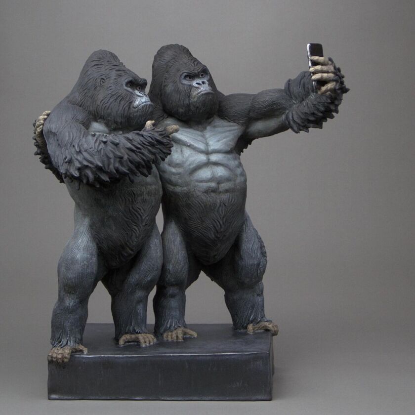 Alan Waring: whimsical animal dream ceramic sculptures