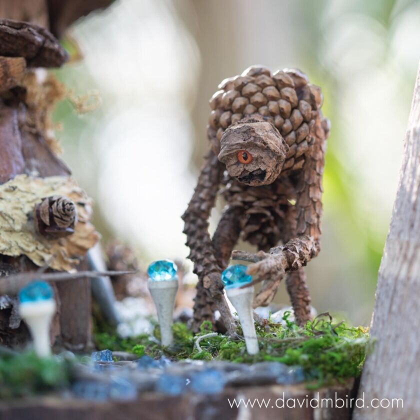 David Bird: charming hand-carved forest creature sculptures