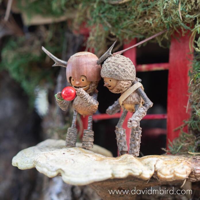 David Bird: charming hand-carved forest creature sculptures