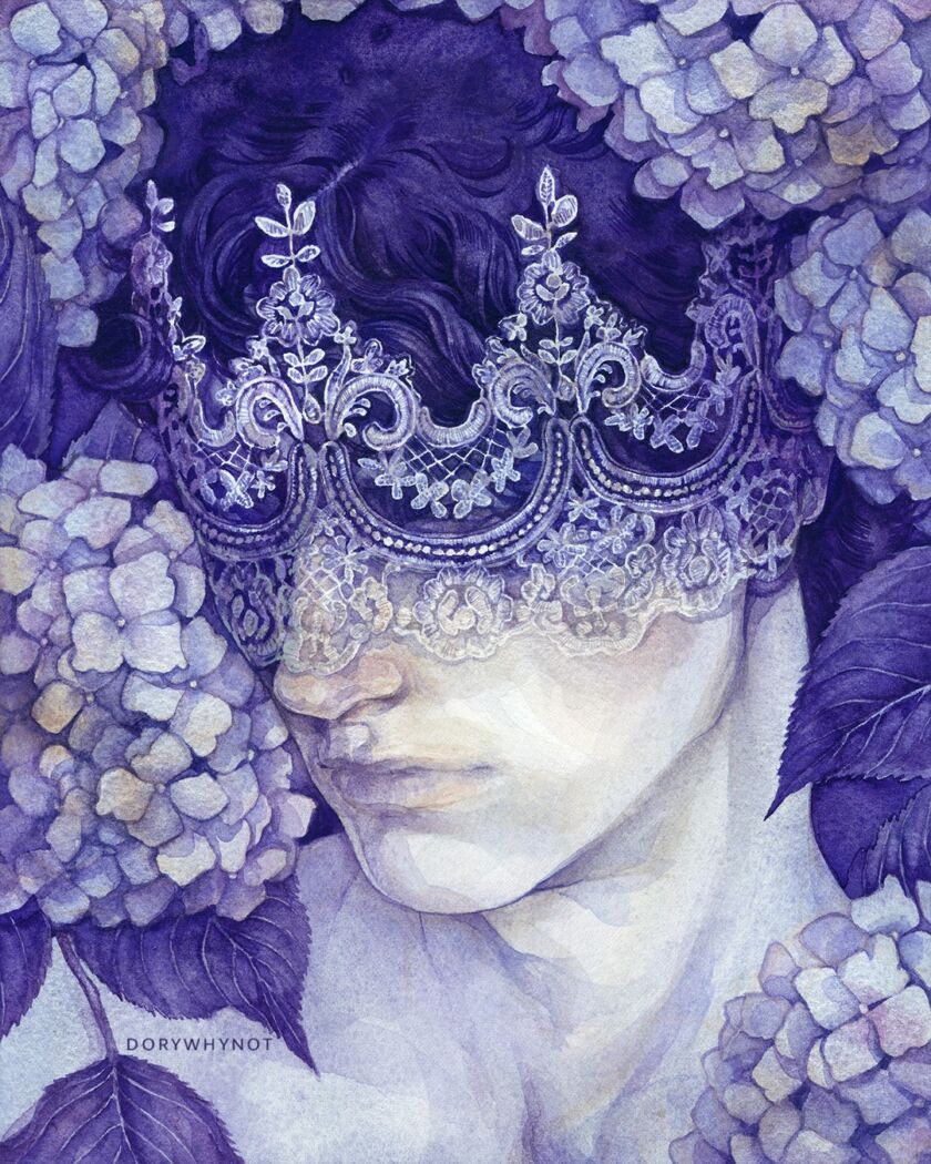 Dory Whynot: melancholic dark surrealism watercolors