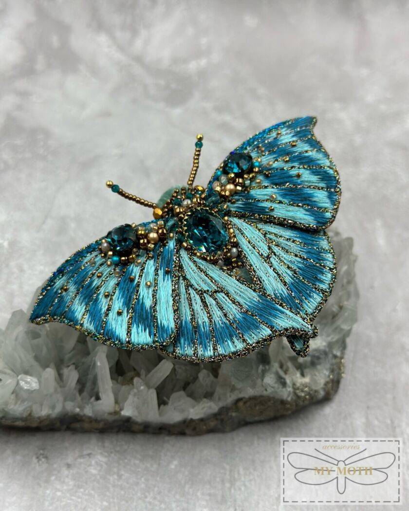 Discover the beauty of insect-themed beaded embroidery jewelry by ...