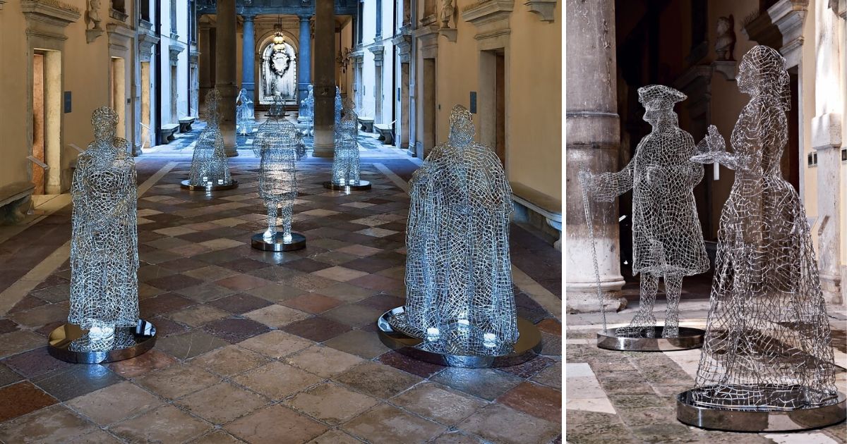 Souls of Venice: encountering Venice's historical figures in metal mesh ...