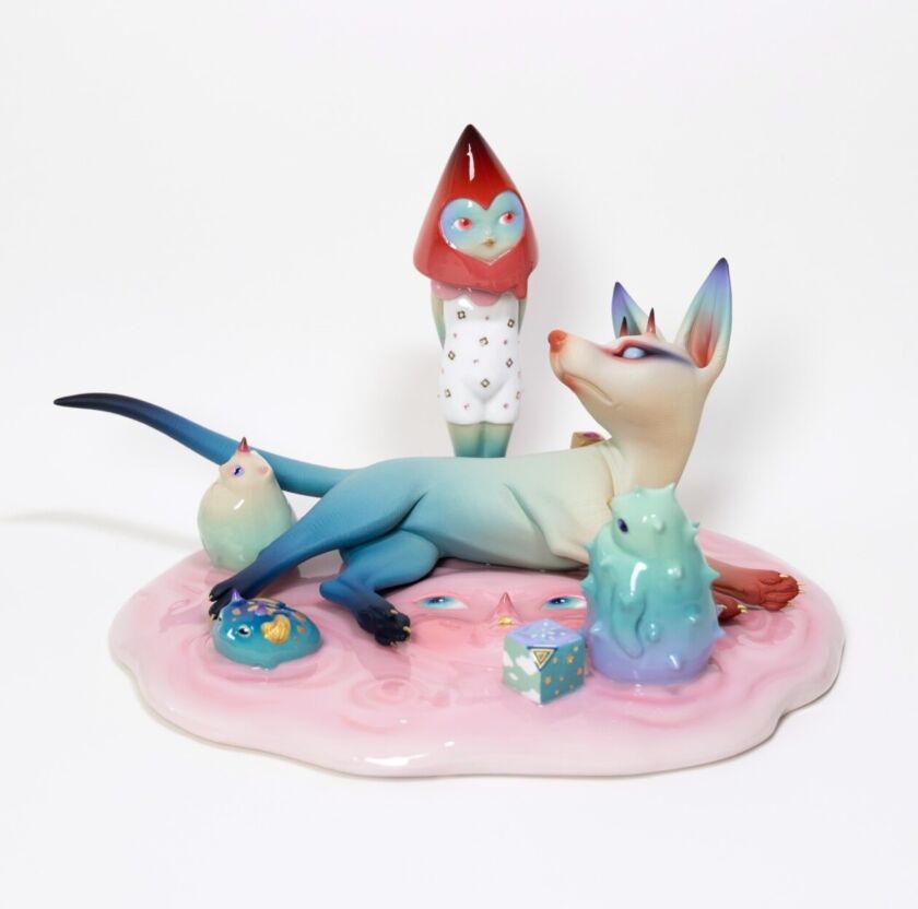 Tina Yu: pop-surrealist fantastical ceramic sculptures
