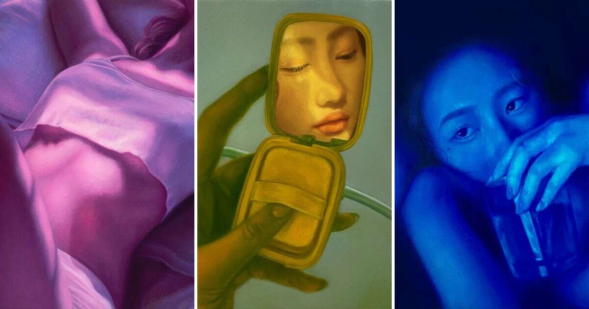 Jesse Zuo: realistic female figurative portrait paintings