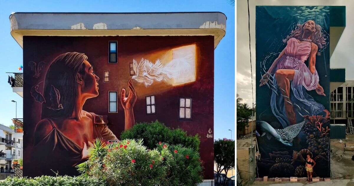 Alaniz’s figurative murals: exploring emotion, connection, and humanity ...