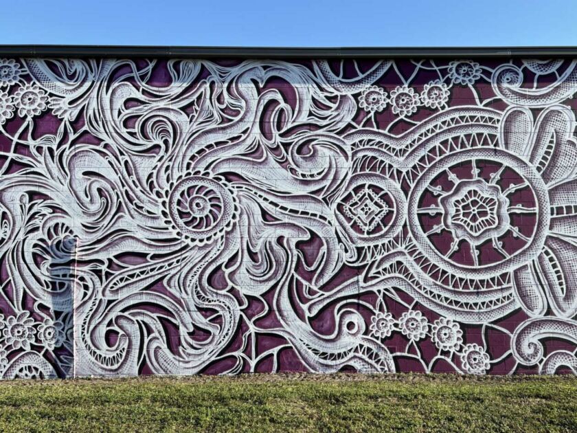 Celebrating NeSpoon's lacework murals: where tradition meets urban art ...