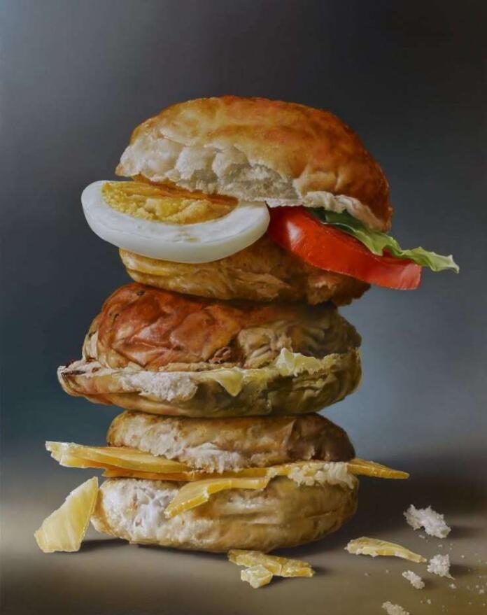 Tjalf Sparnaay's hyperrealistic food art transforms everyday meals into ...