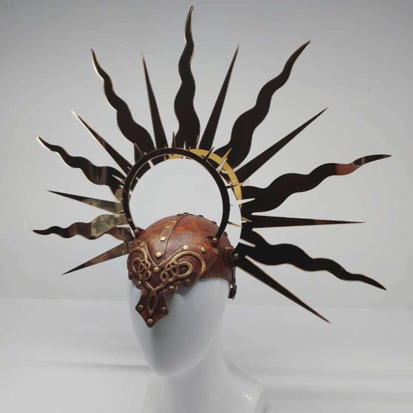 Nyphiris: dark gothic fantasy headpiece sculptures