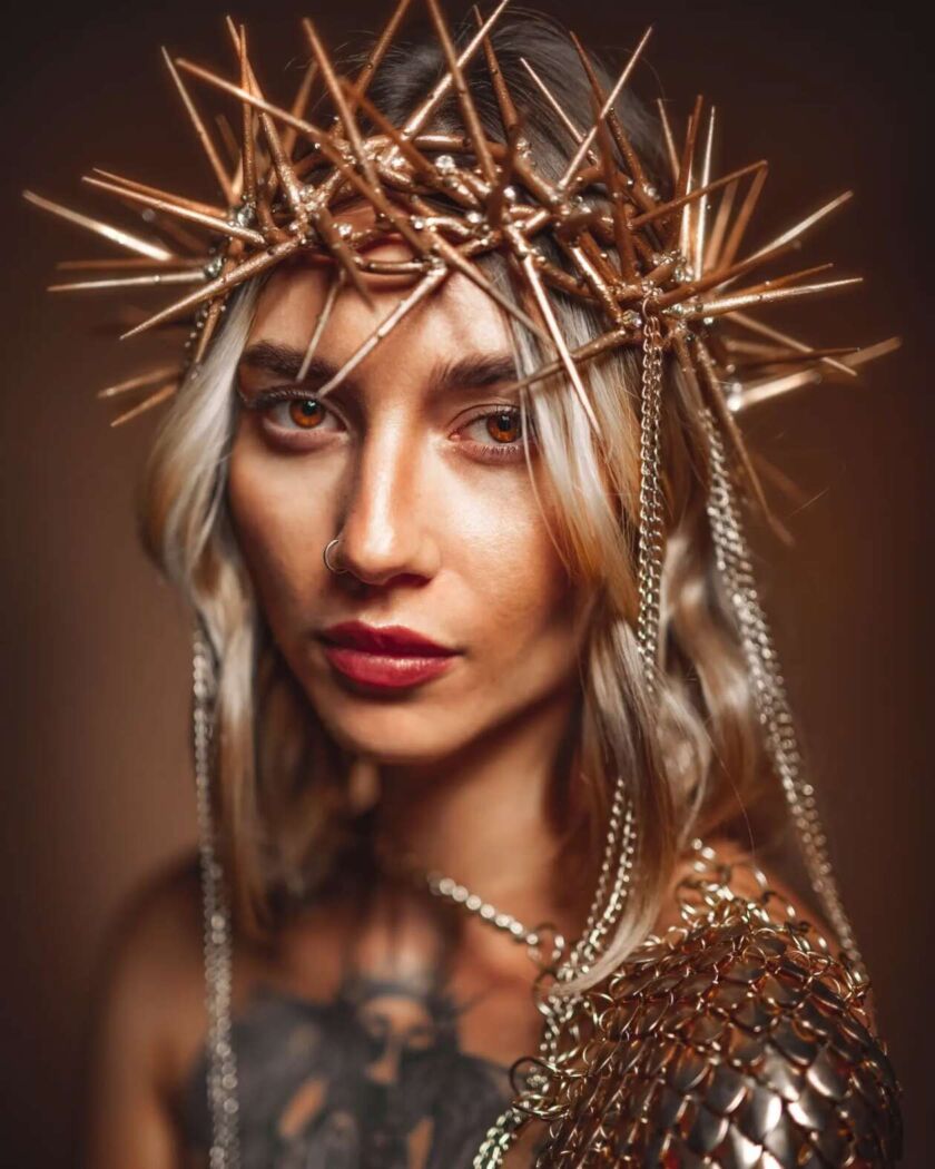 Nyphiris crafts breathtaking headpieces blending gothic elegance and fantasy aesthetics ...