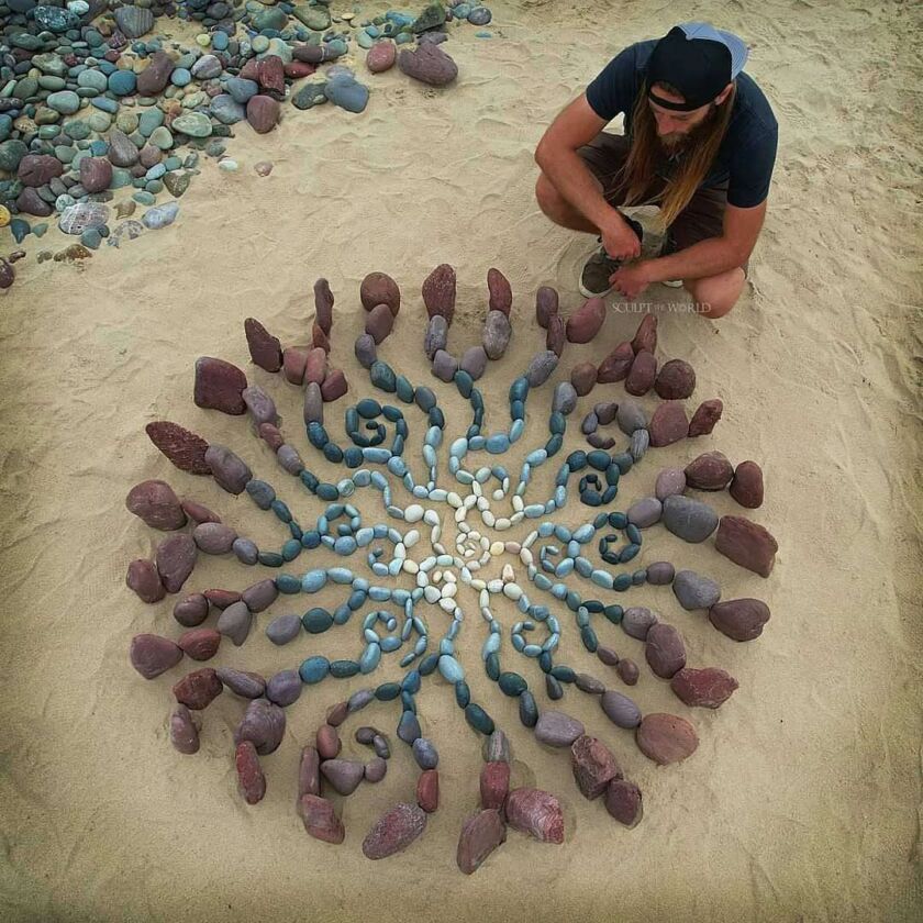 Jon Foreman: hypnotic ephemeral nature land art