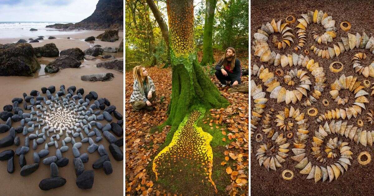 Jon Foreman’s hypnotic and meditative land art celebrates nature’s ...