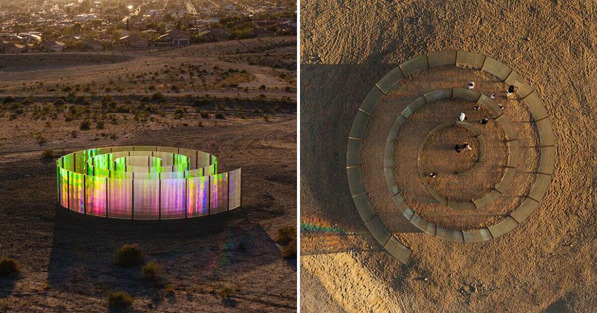 Kimsooja's glass installation creates a luminous oasis in Coachella ...