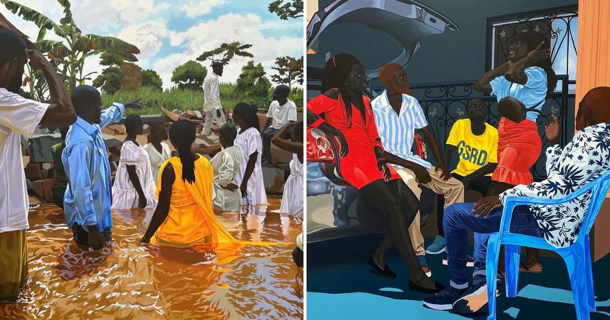 Marc Padeu: sacred realism Renaissance everyday paintings