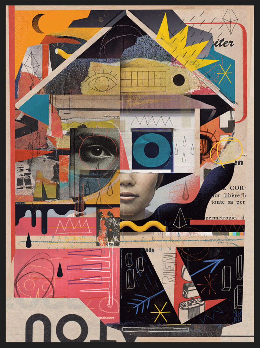 Niark1: chaotic symbolic digital collages
